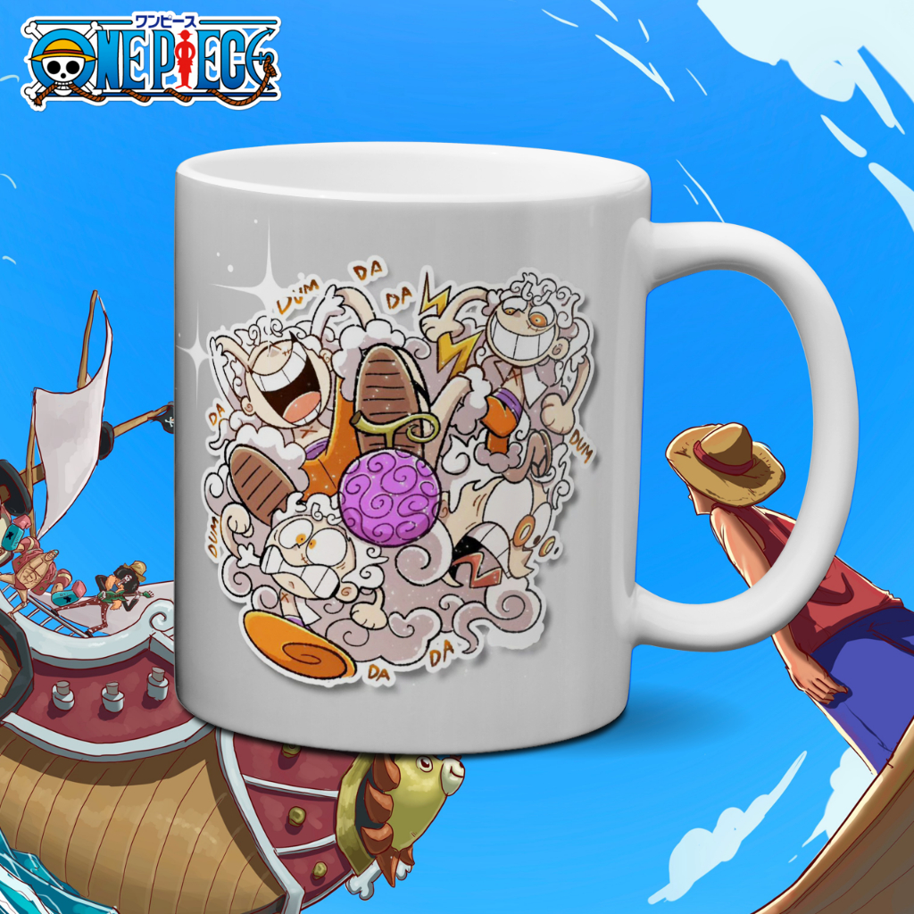 ONE PIECE ANIME LUFFY GEAR 5 COFFEE MUGS | Shopee Philippines
