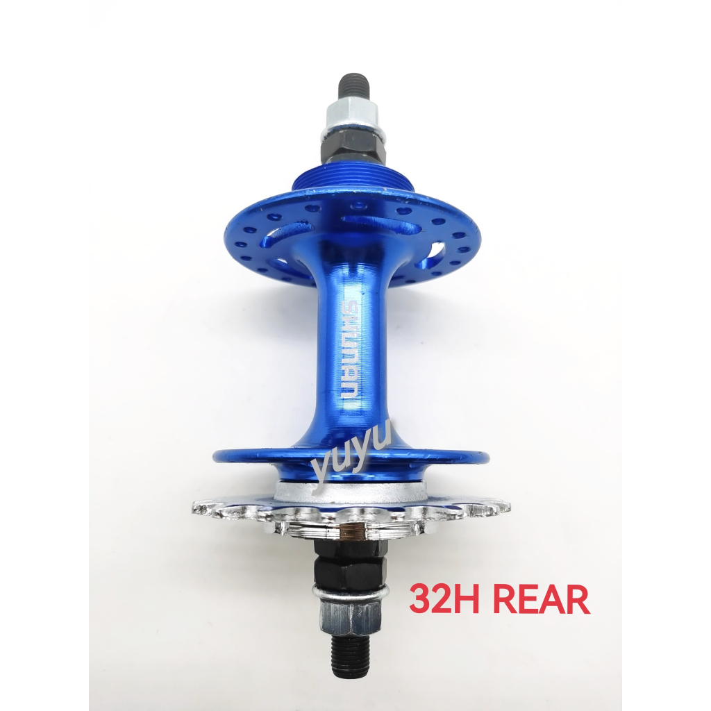 TAIWAN SHUNAN Alloy Hub Front & Rear 32 36 Holes 18T Sealed Bearing Hub ...