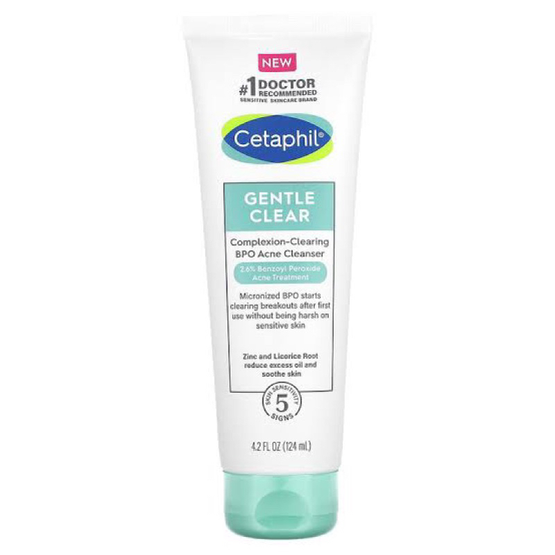 Cetaphil Gentle Clear 2.6% BP Acne Cleanser 124ml | Shopee Philippines