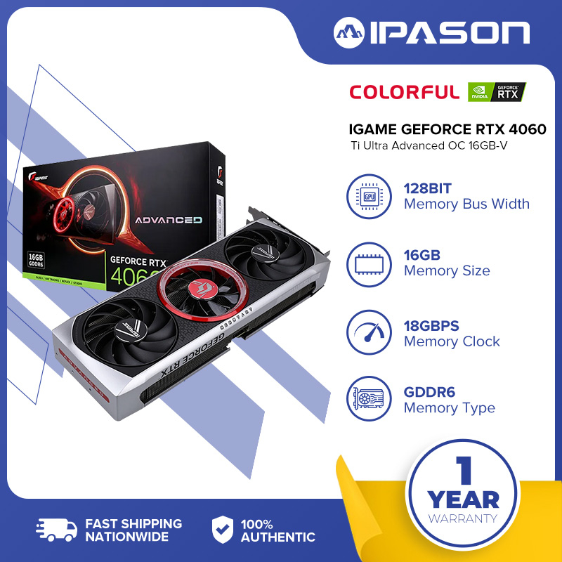 Colorful GeForce RTX 4060 Ti Graphics Cards (8GB & 16GB) | Shopee ...