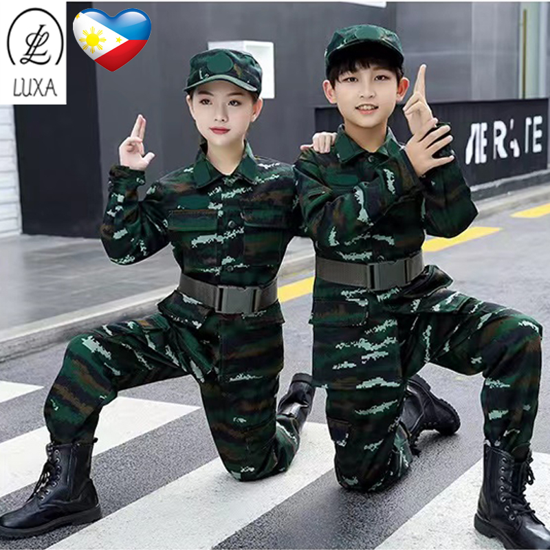 【COD】Career Army Costume for Kids Soldier Policeman Carrer Cosplay ...