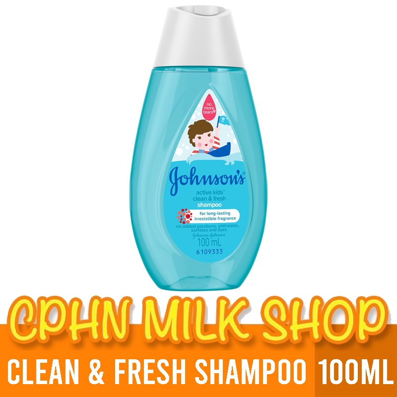 Johnson's Active Kids Clean & Fresh Shampoo 100ml | Shopee Philippines