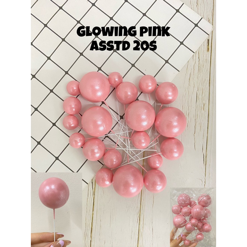 Pt.2 20s Ball Toppers Round Toppers Ball Topper Cake Topper | Shopee ...
