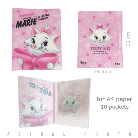 Winnie the Pooh Marie the Cat A4 size expandable file folder | Shopee ...