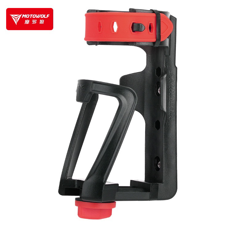 ORIGINAL MOTOWOLF ADJUSTABLE V.2 BOTTLE HOLDER FOR BIKE AND MOTORCYCLE ...