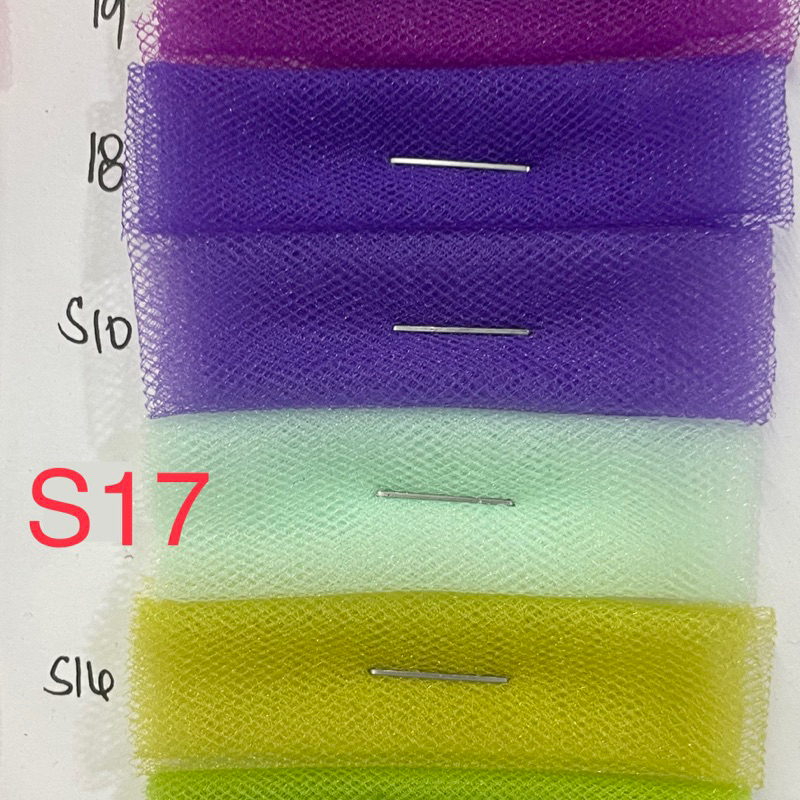 American Tulle Tela Fabric 60” Width (Per Yard) | Shopee Philippines