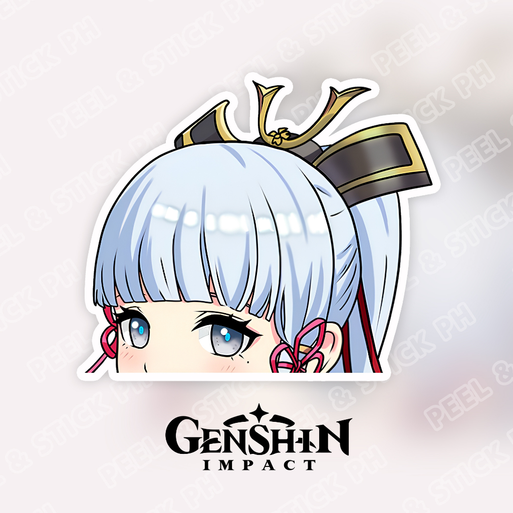 Ayaka | Genshin Impact | Peeker Vinyl Sticker | Shopee Philippines