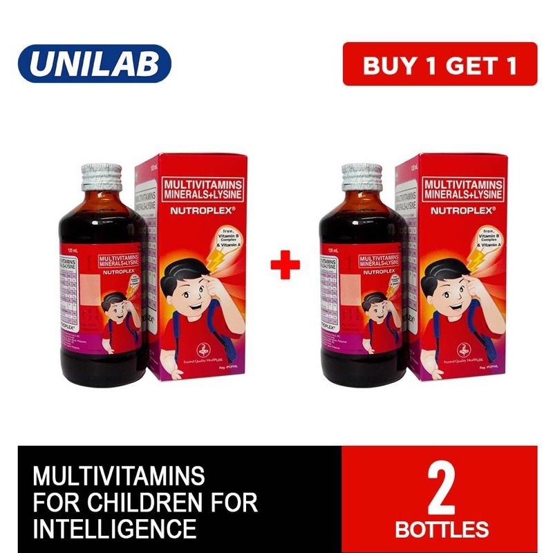 Buy 1 Take 1 Nutroplex 120ml Syrup (Free is Expiring May 2023) | Shopee ...