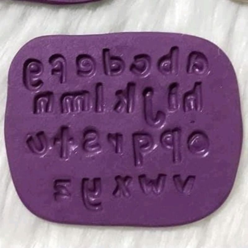 4mm 5mm Alpha mold set | Smallest Letter mold | Tiny Alpha mold | Ravie ...