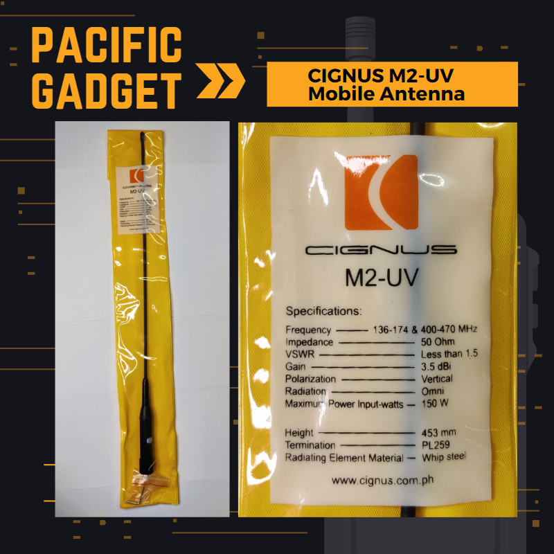 Cignus M2UV mobile dualband antenna | Shopee Philippines