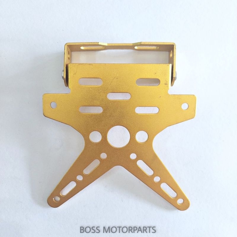 UNIVERSAL MOTORCYCLE PLATE HOLDER ALLOY | Shopee Philippines