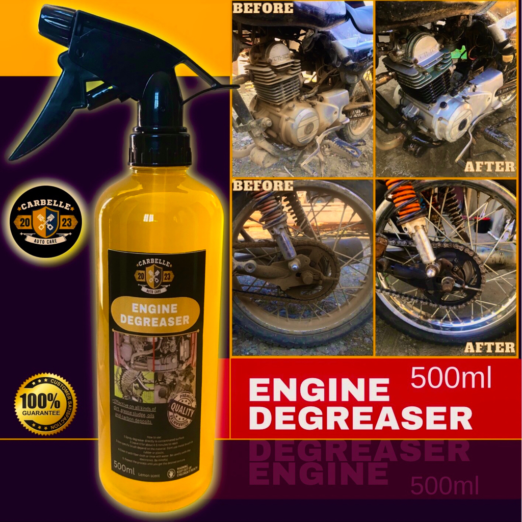 CARBELLE Engine Degreaser 500ml Bike Motorcycle Truck Car Stain Rust ...