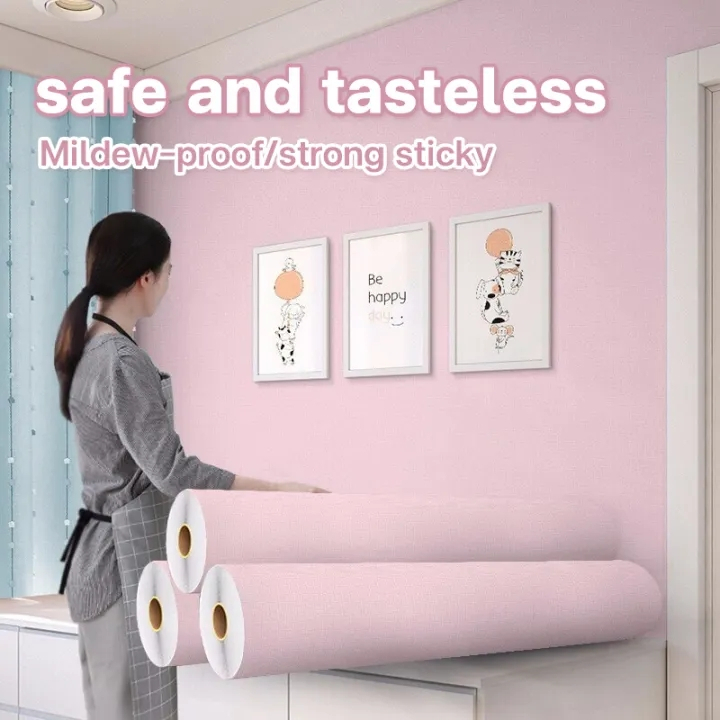 Wallpaper 280CM*50CM self-adhesive bedroom warm 3D wall sticker ...