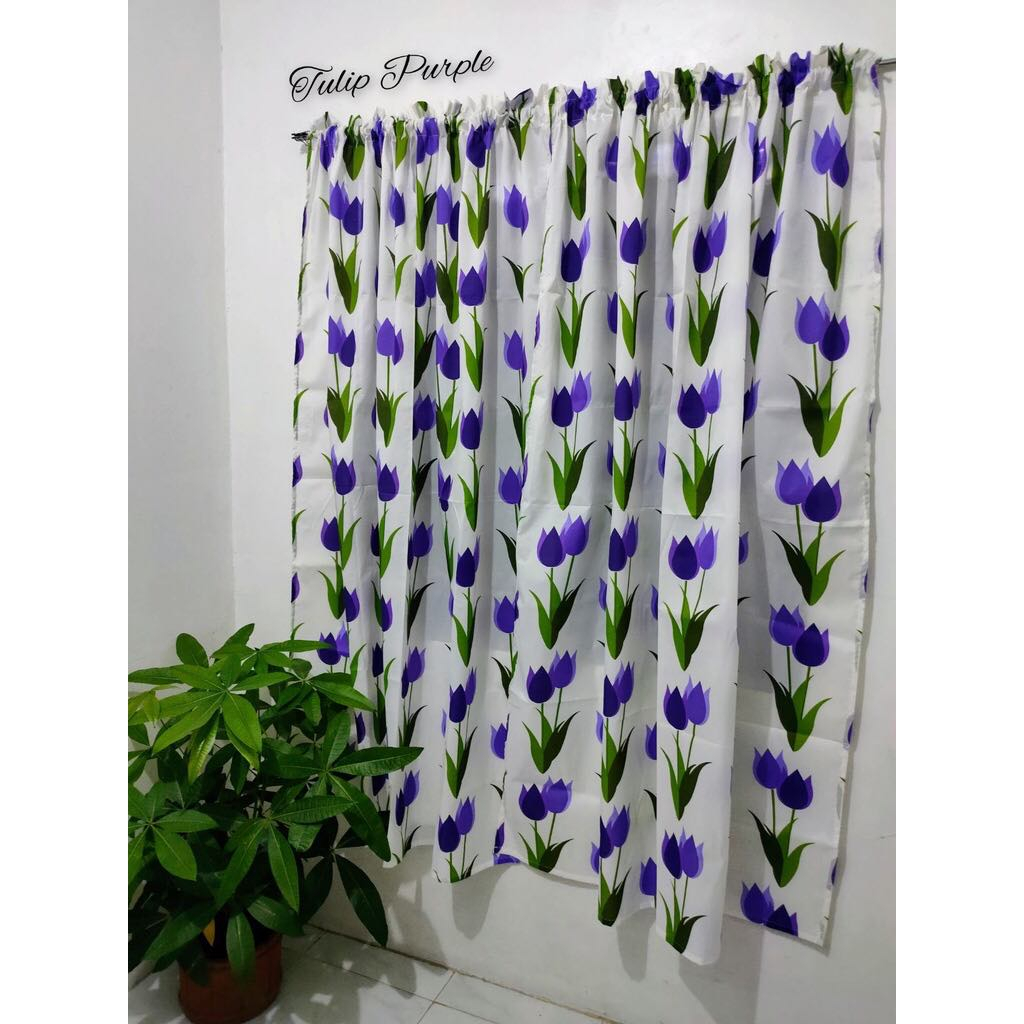 Geena Sheering Curtain Buds Design Sold Per Piece | Shopee Philippines