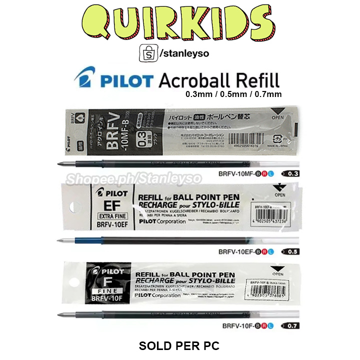 Pilot Acroball Refill for White L Series, Acro 300, Acro 1000, 0.3 / 0. ...