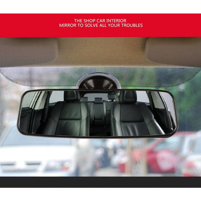 Universal Adjustable Suction Cup Interior Rear View Mirror Car Rear ...