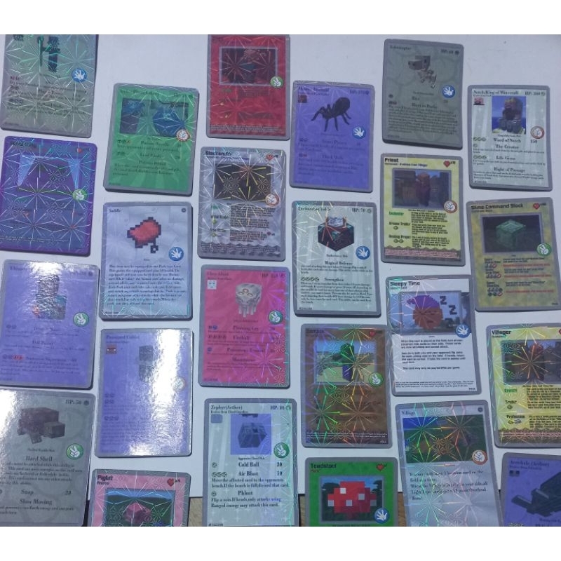 minecraft cards asstd 7pcs | Shopee Philippines