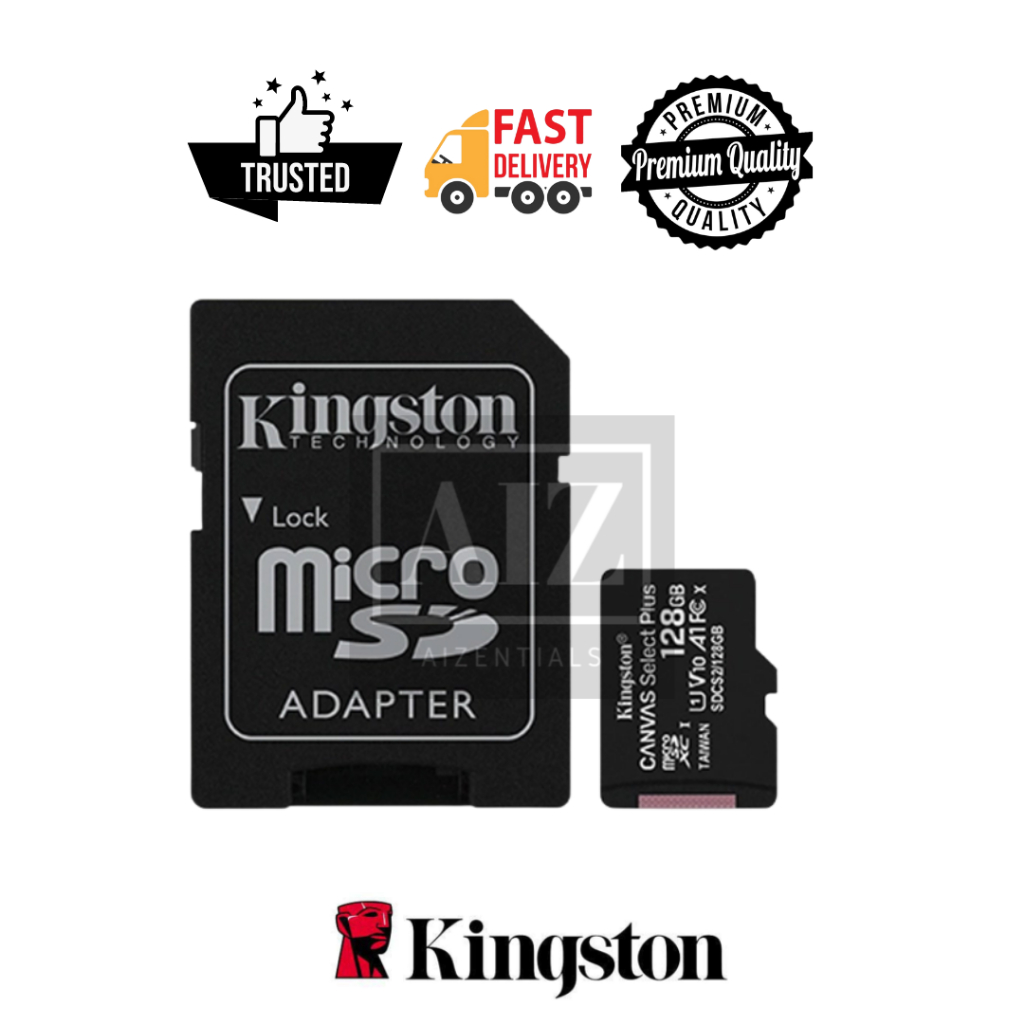 Kingston Canvas Select Plus 128GB microSD Card SDCS2(32GB/64GB/128GB) | Shopee Philippines