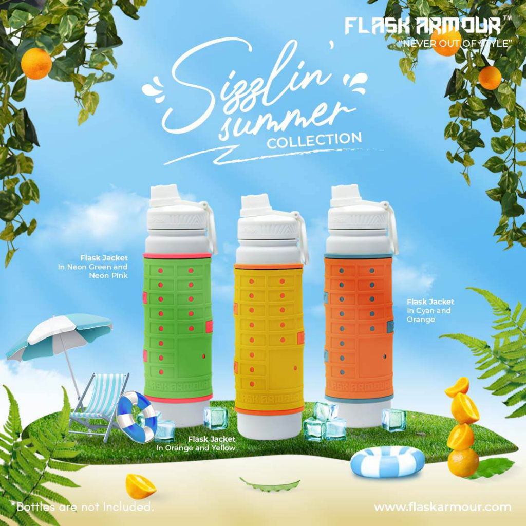 Flask Armour Flask Jacket in Sizzlin' Summer Edition | Shopee Philippines