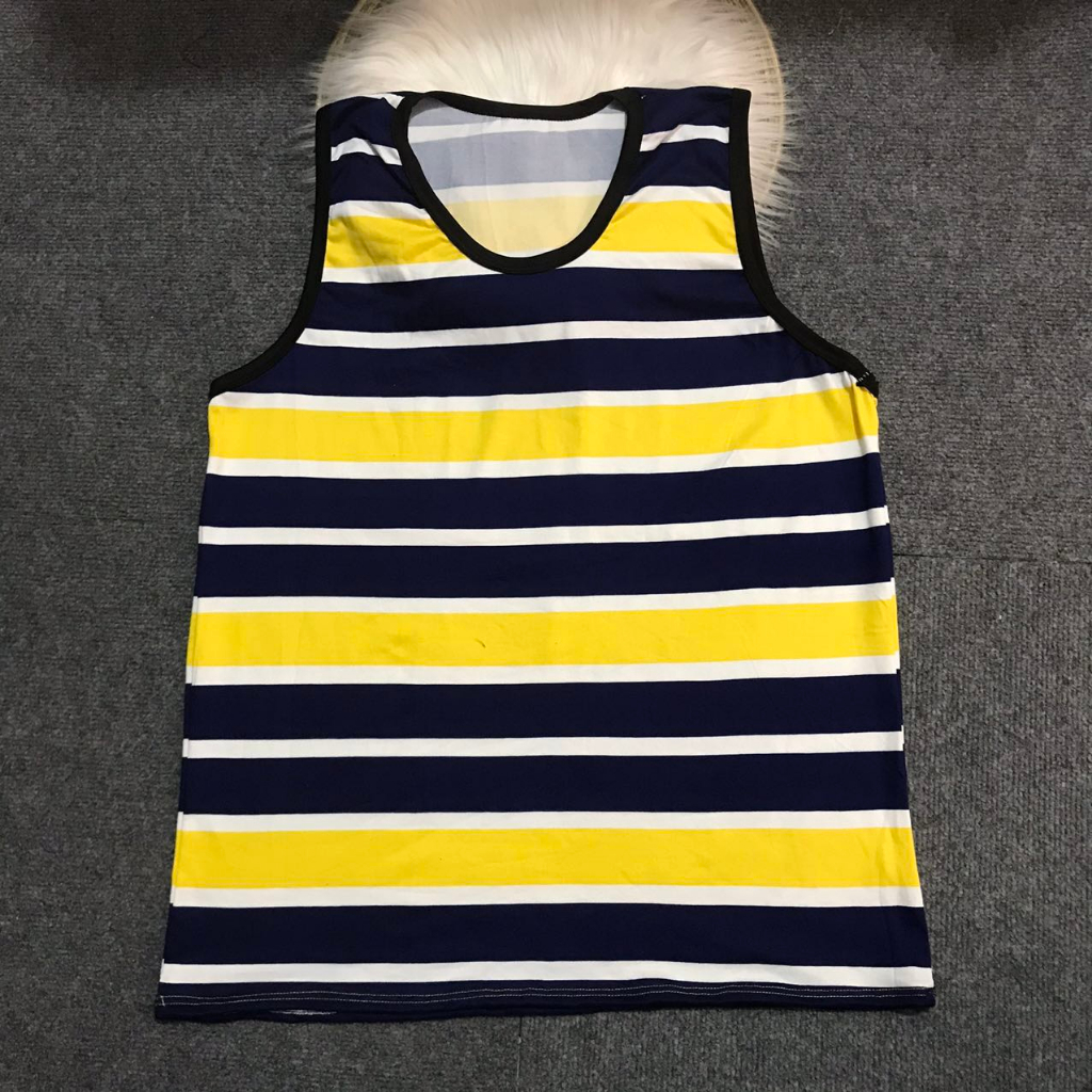 Men’s Daily Wear Sando Stripes Summer GET UP | Shopee Philippines