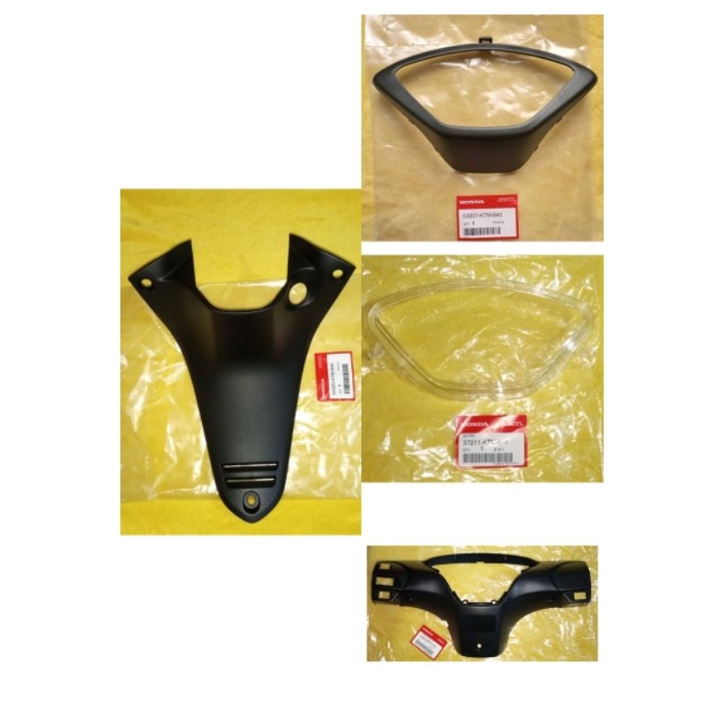 HONDA WAVE 125i REAR COWLING , UPPER MAIN , SPEEDOMETER LENS and COVER ...