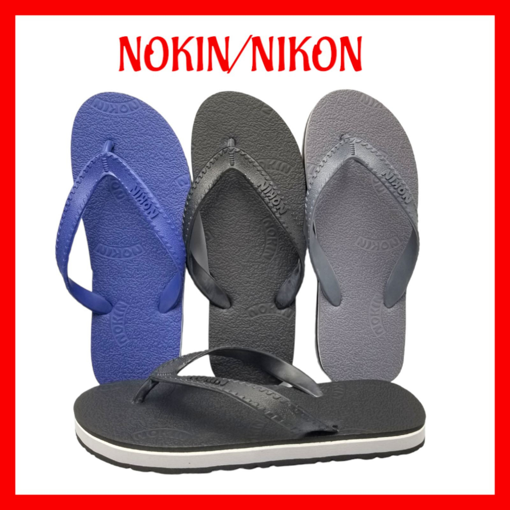 Nokin/Nikon Men's and kids color Rubber flipflops/slippers for all ...