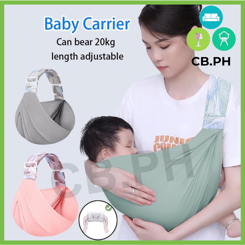CB.PH Baby Carrier Wrap Newborn Sling Breastfeeding Cover Baby Wrap ...