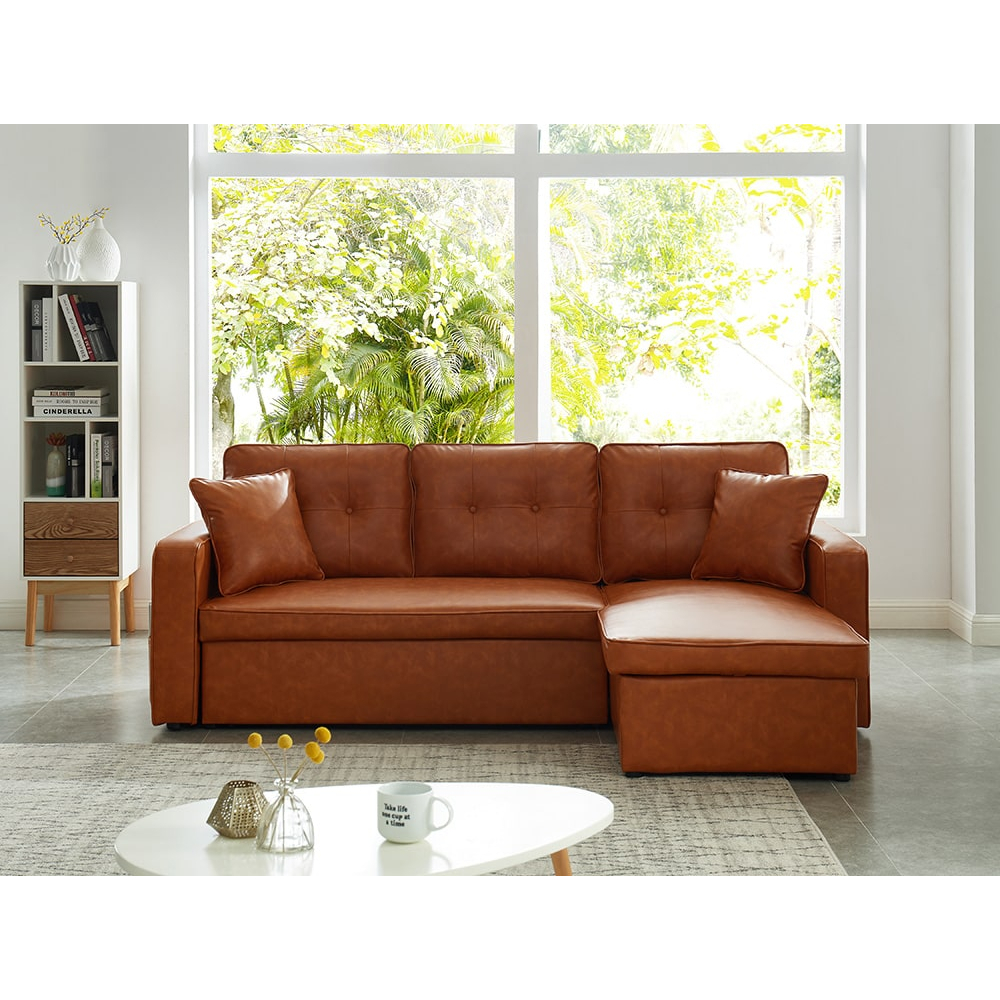 Homemaker Funiture New Aspen Sofa Bed Synthetic Leather | Shopee Philippines