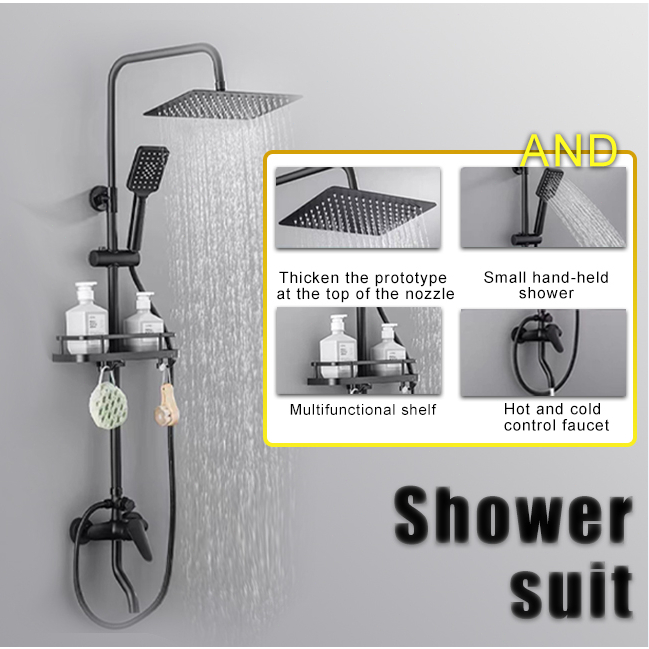 TQTQ Water heater 6000W instant electric LCD Touchscreen shower set for ...