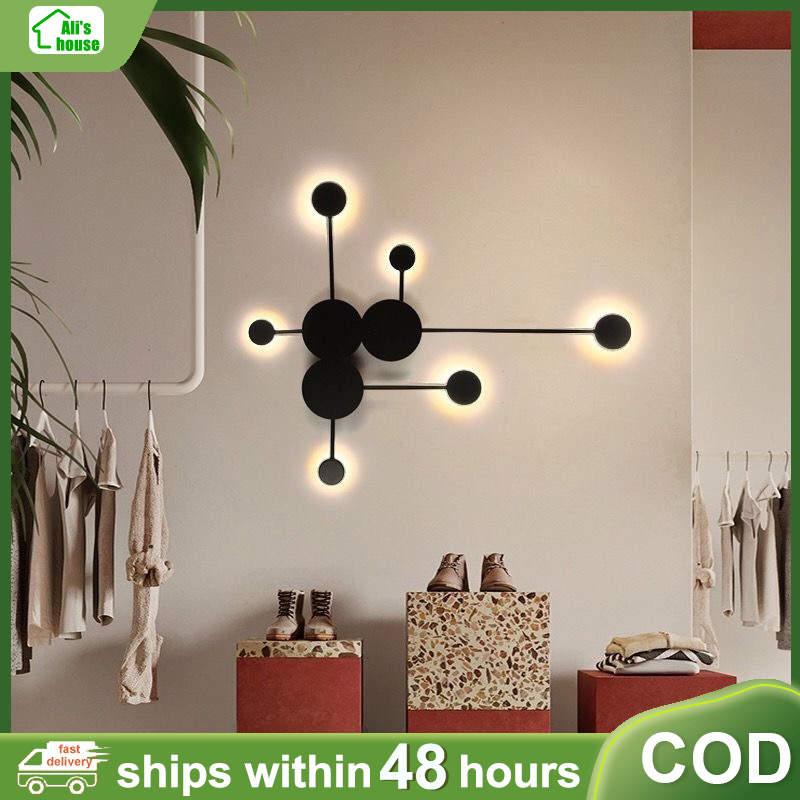Nordic Wall Lamp Bedside Lamp Living Room Background Wall Lamp Corridor ...