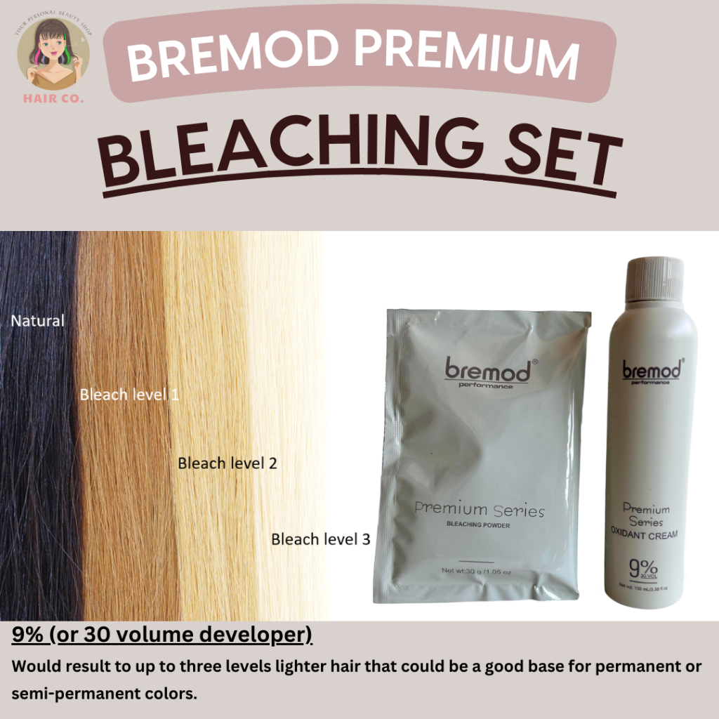 Premium Hair Bleaching Set Solo size | Shopee Philippines