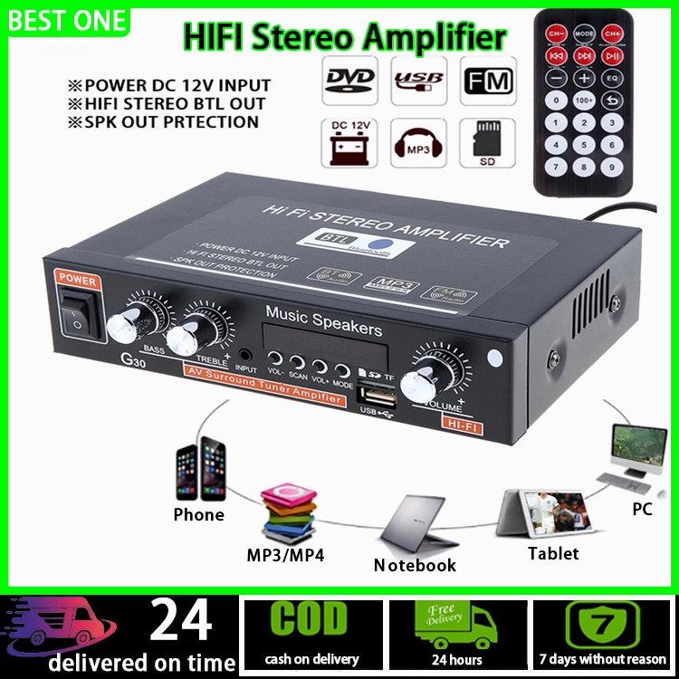 G30 Bluetooth HIFI Stereo Amplifier 800W Audio Amplifier Digital HiFi ...