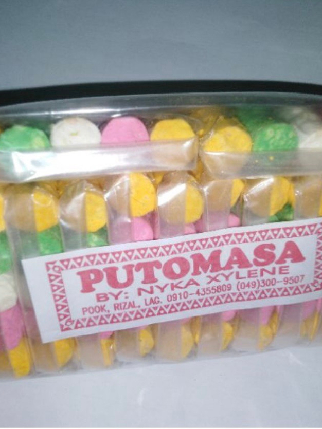 Colorful, Small Puto-seko or Puto-Masa, with 12 small packs | Shopee ...