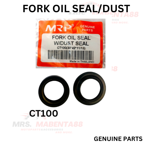 FRONT FORK OIL/DUST SEAL FOR CT100 BAJA 100% GUINUINE/ORIGINAL | Shopee ...
