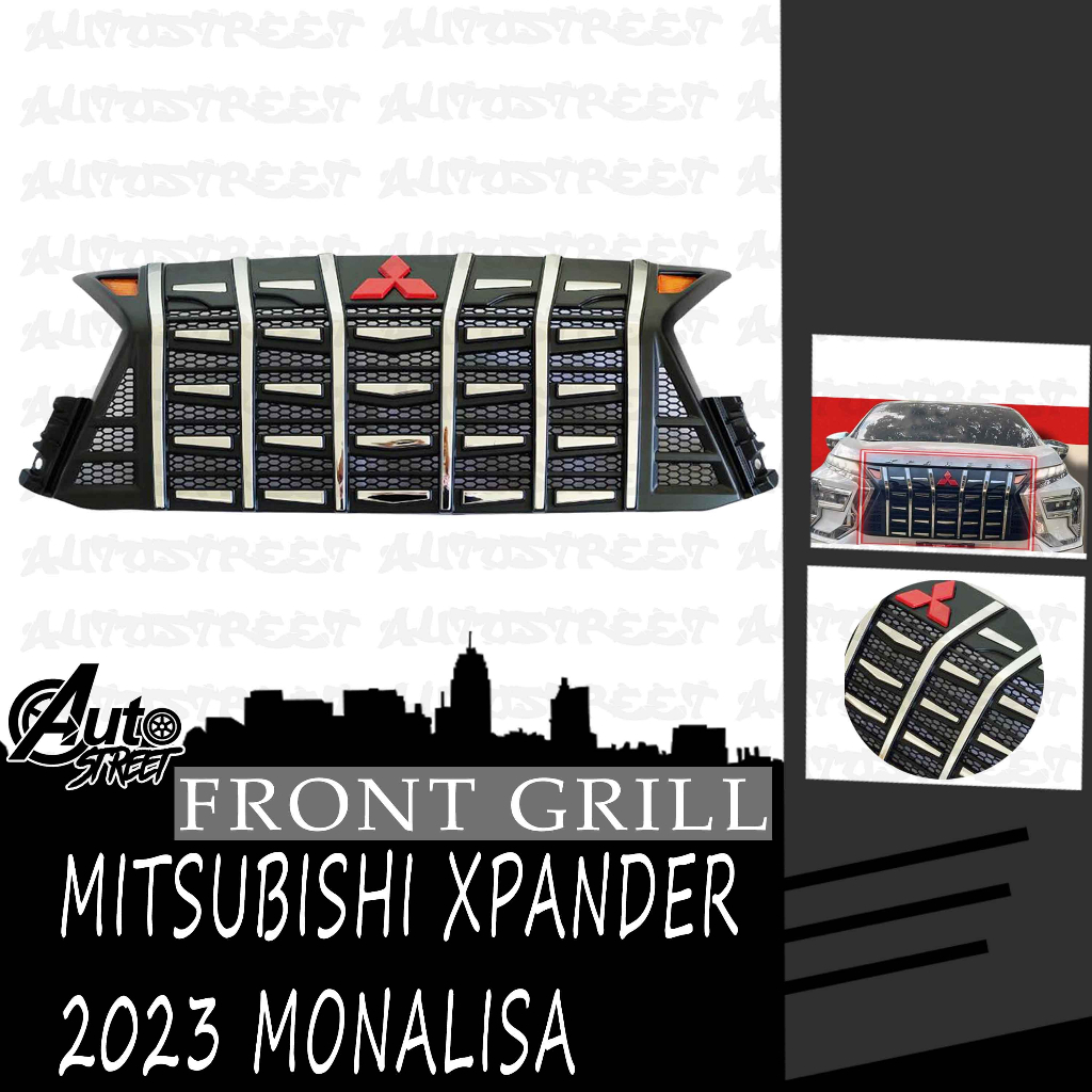 Mitsubishi Xpander 2023 Monalisa Front Grille with Reflector (Black ...