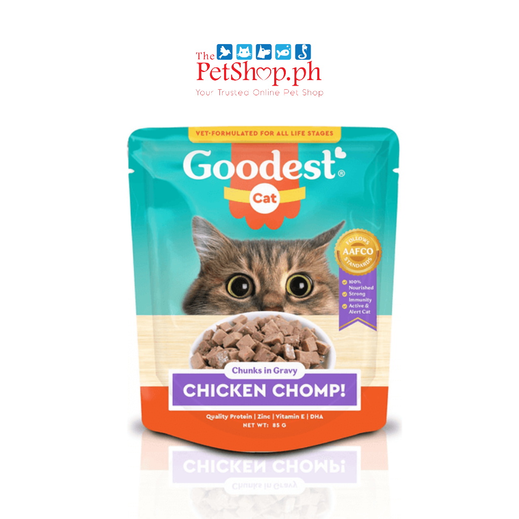 Goodest Cat 85g - Chicken Chomp, Tender Tuna, Meaty Mackerel | Shopee ...