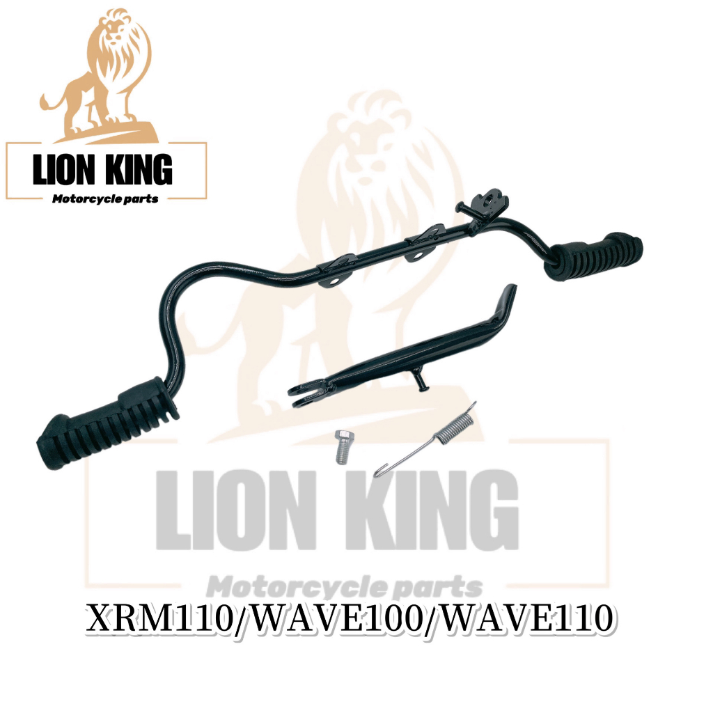 MOTORCYCLE FRONT FOOTREST ASSEMBLY WITH SIDE STAND FOR XRM/TMX COD ...