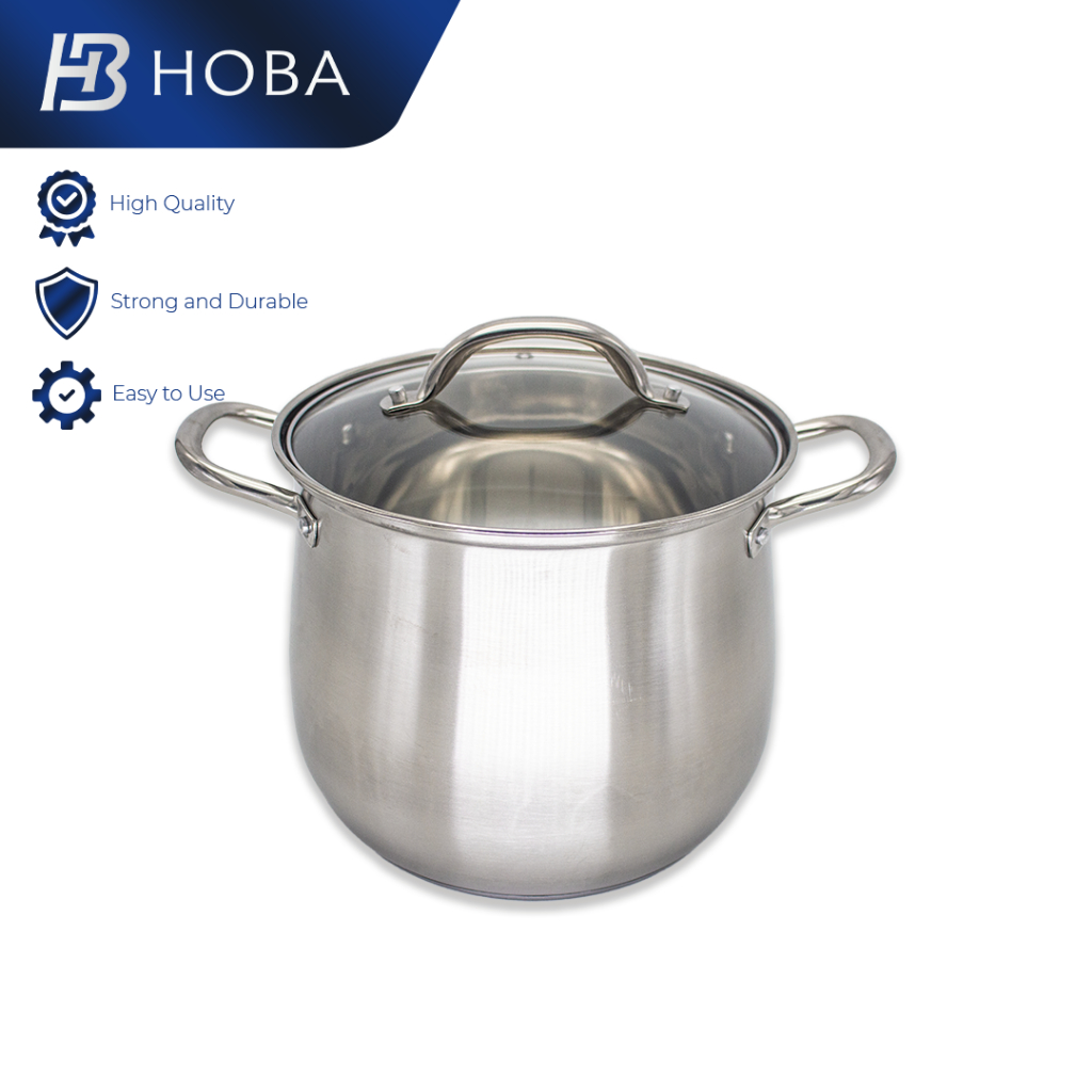 Hoba 7L Stainless Steel Soup Pot Casserole With Lid Cooking Pot ...