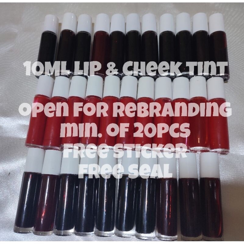 [COD] 10ML Liptint Rebranding (Lip and Cheek Tint) [COD] Free sticker ...