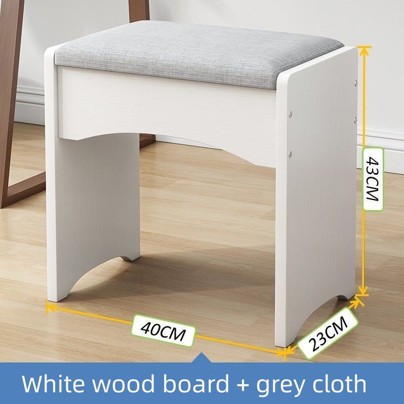 Lazyhome Solid Wooden Round stools, bar Chair,home living room,bedroom ...