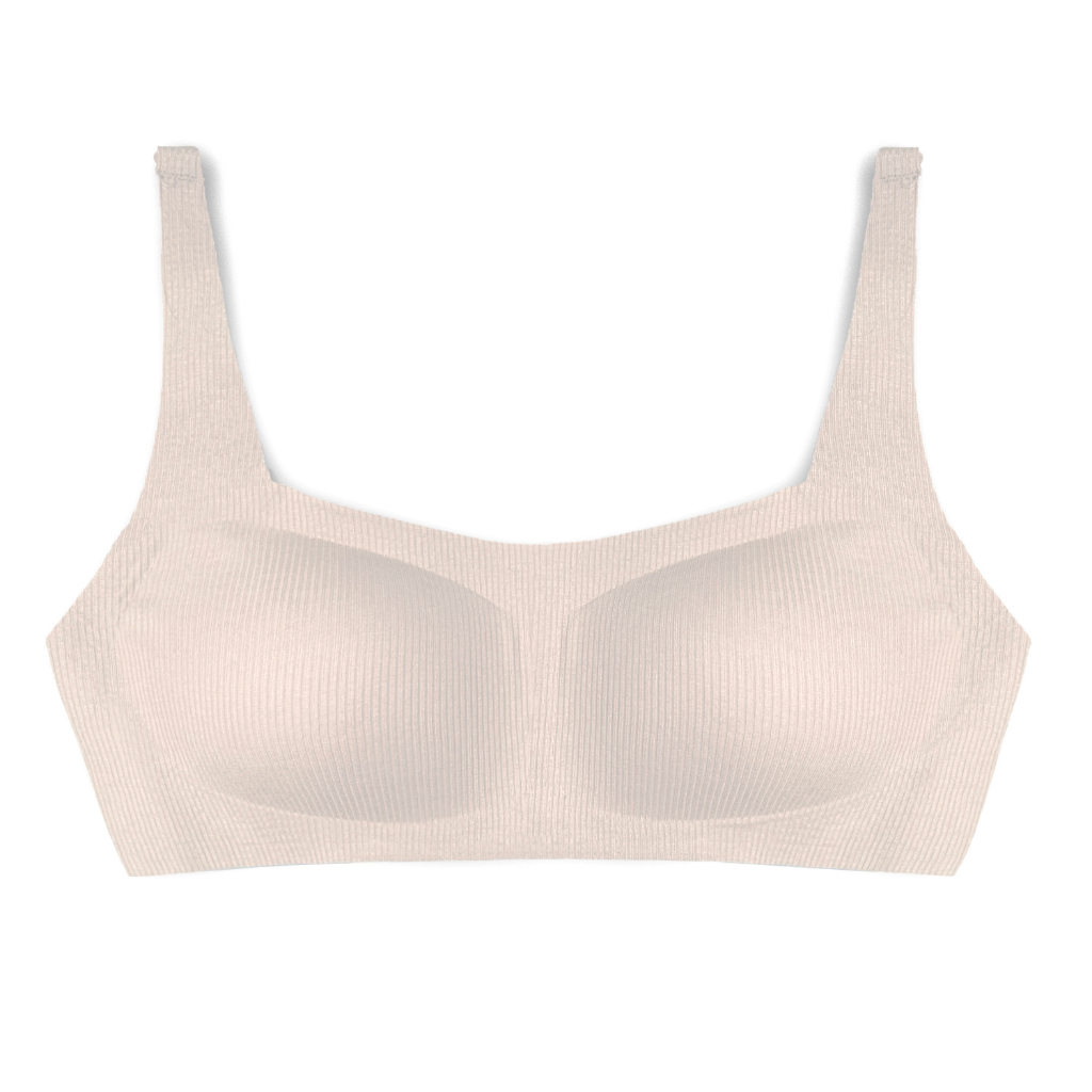 Abma Japanese Suji Bra Cotton version Square Collar Bra Seamless Bra ...