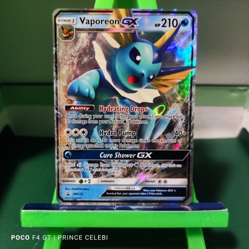 Pokemon TCG - Vaporeon GX | Shopee Philippines