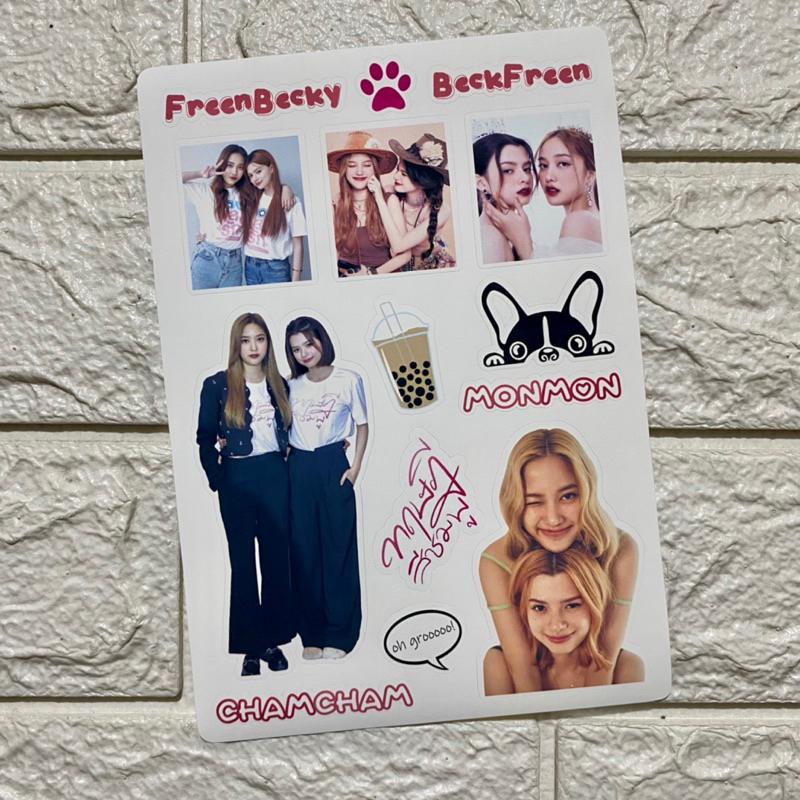 1 Set of Gap The Series Freen & Becky FreenBecky Stickers Vinyl Matte ...