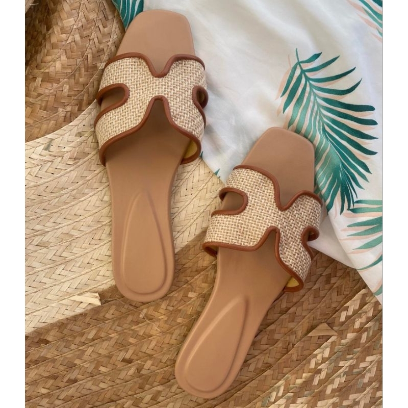 Native Banig/Sack Material Beach sandals for Women | Shopee Philippines