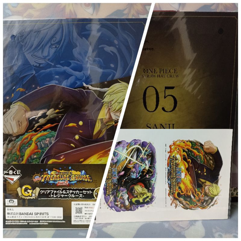 One Piece Clear File / Folder, IchibanKuji/OnePiece/Banpresto Japan ...