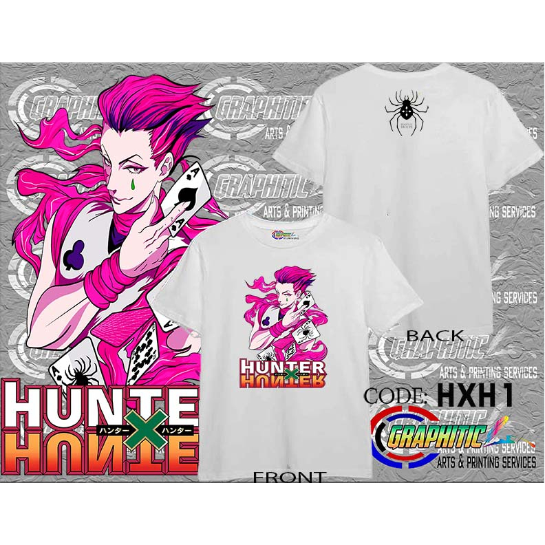 Hunter x Hunter 2- white shirt /cotton spandex/sublimation print ...