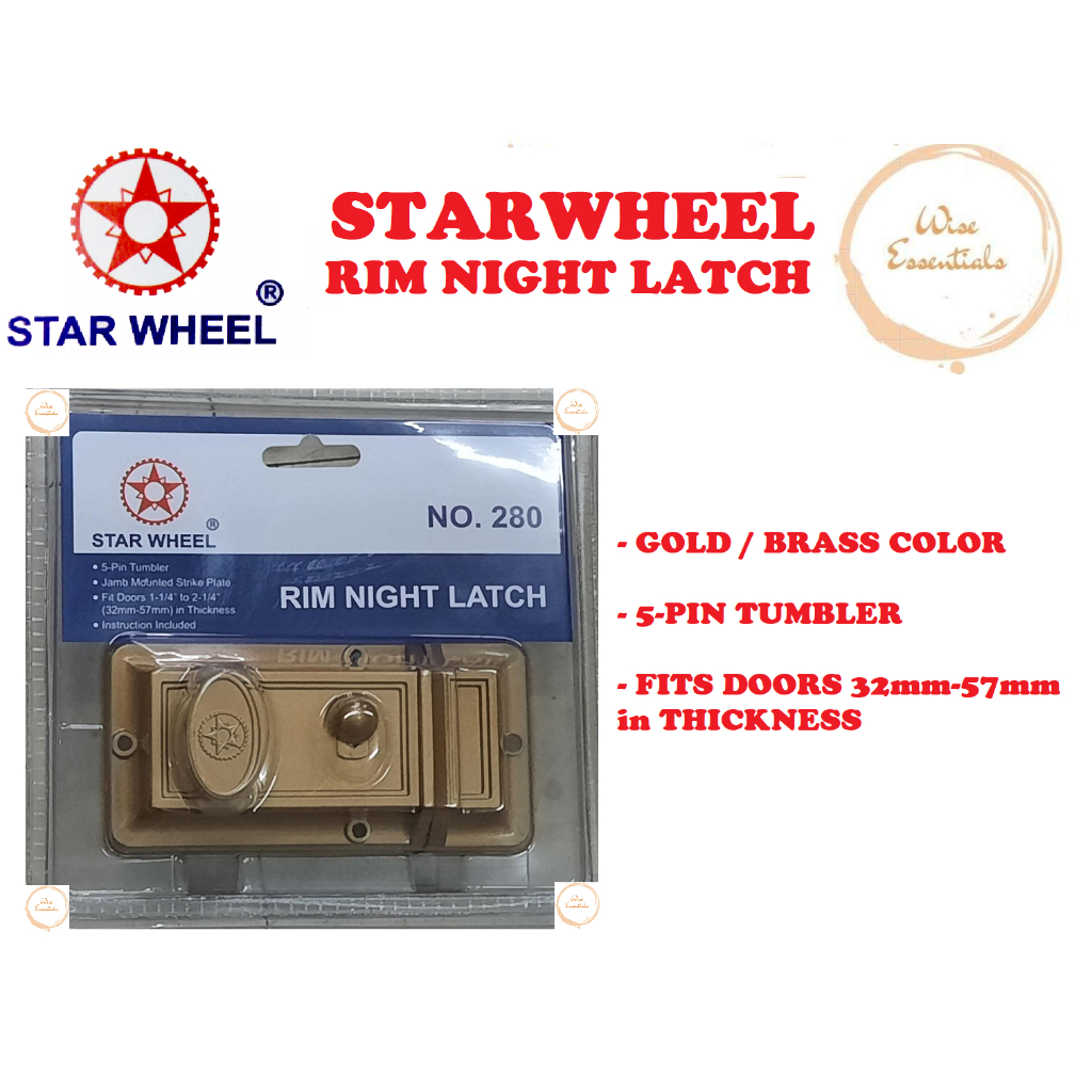 STARWHEEL Rim Night Latch | Shopee Philippines