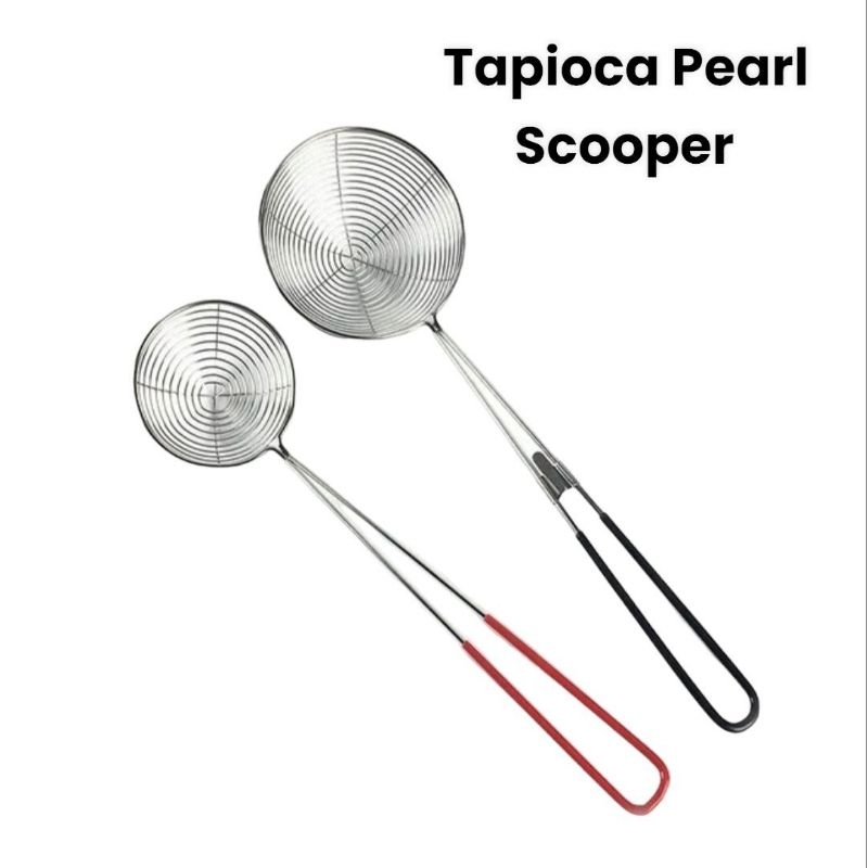 Pearl Scooper Stainless Tapioca Boba Sago Strainer Small Big | Shopee ...