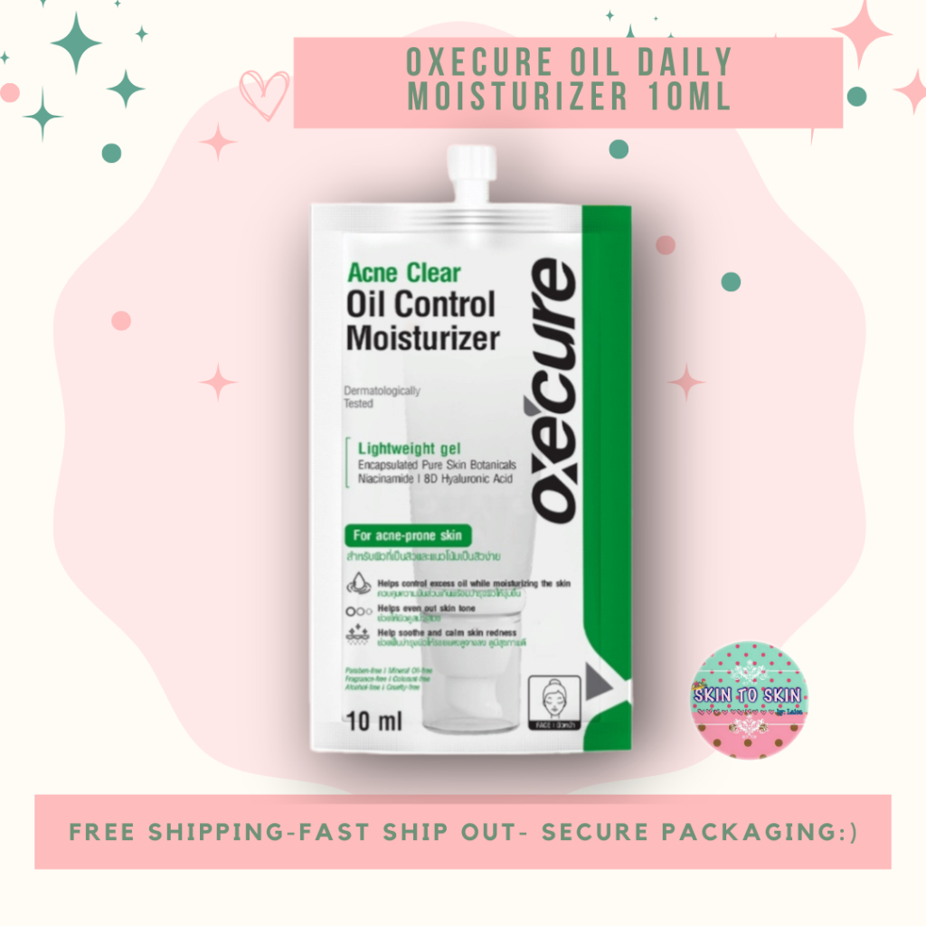 Oxecure Acne Clear Oil Control Moisturizer 10ml | Shopee Philippines