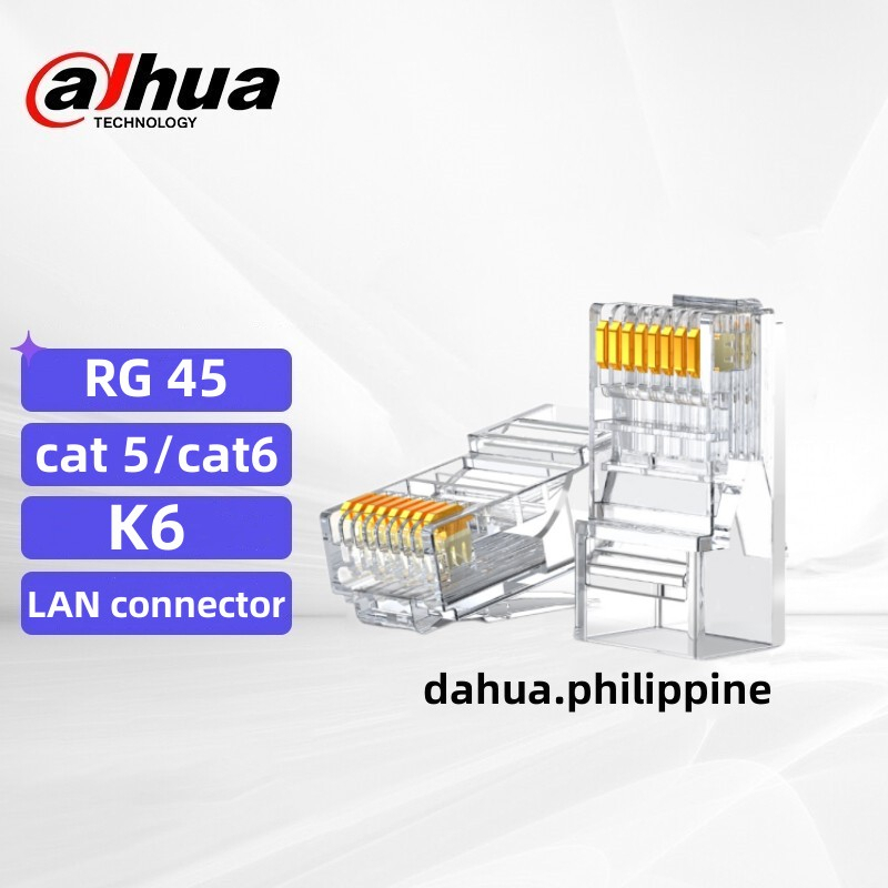 CAT5/CAT6 RJ45 connector 8P8C modular Ethernet cable header plug LAN ...